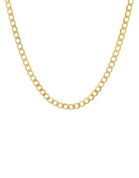 Gold Chain-10ct Yellow Gold 55cm Curb Chain-780960