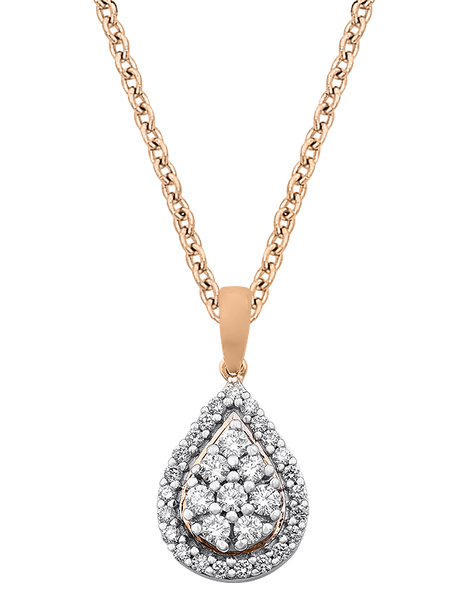 Diamond Pendant - White Gold Diamond Pendant - 764715 from Salera's