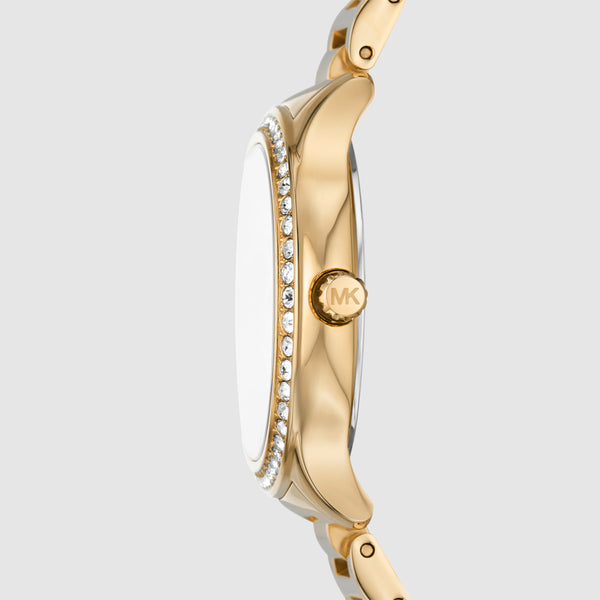 Michael Kors - Sage Three-Hand Gold-Tone Stainless Steel Watch - MK480