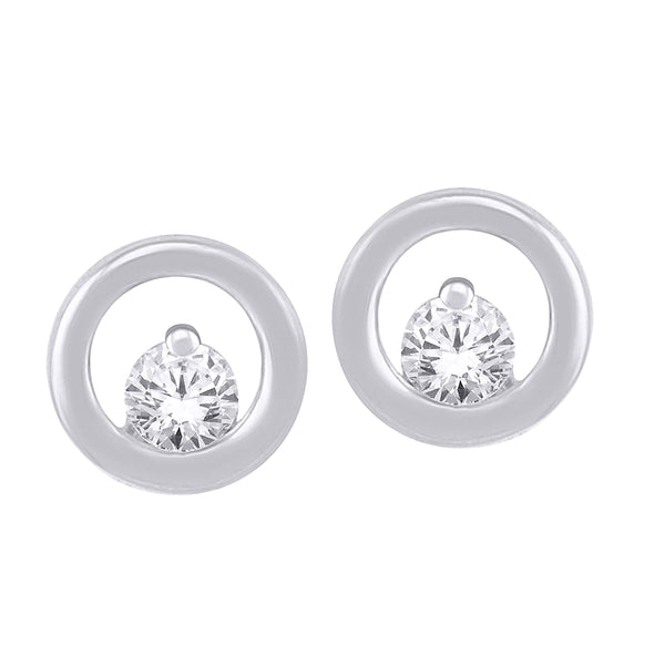 Diamond Earrings - Diamond Set Yellow Gold Earrings - 764696 from Salera's